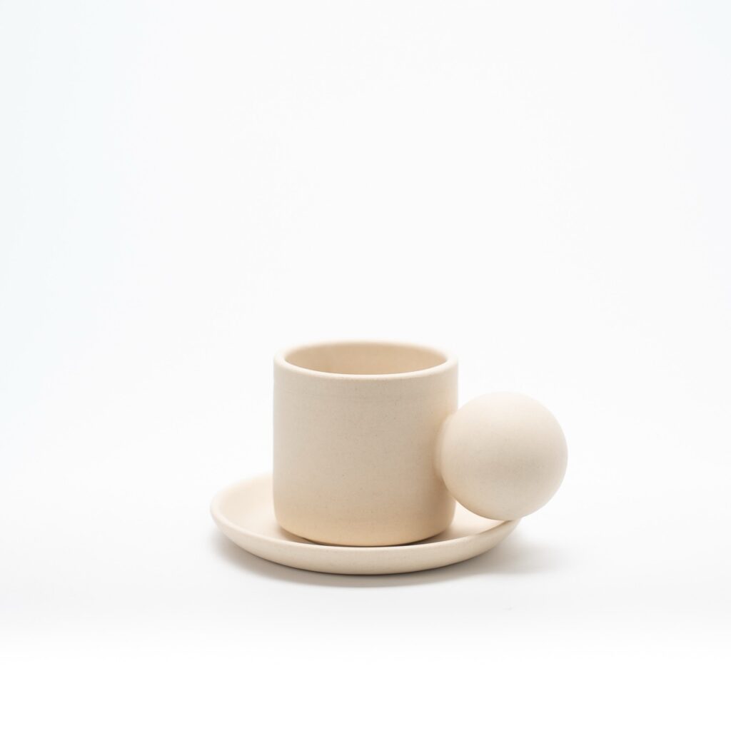 Espresso cup with plate – MIIBC ceramic